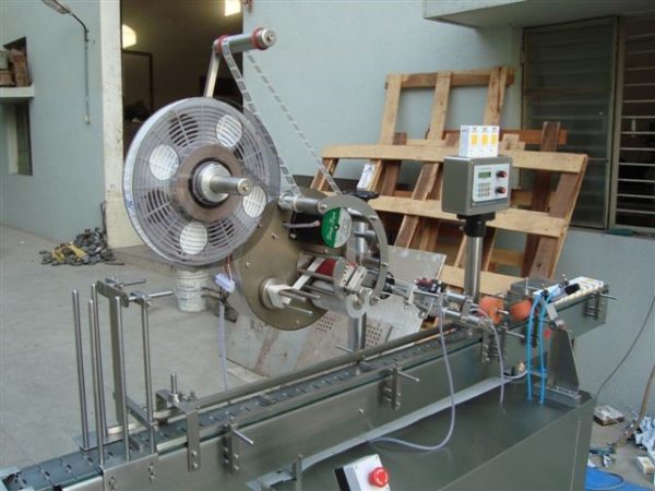 Carton L Shape Sticker labelling machine , Mono carton labeler – Shree ...