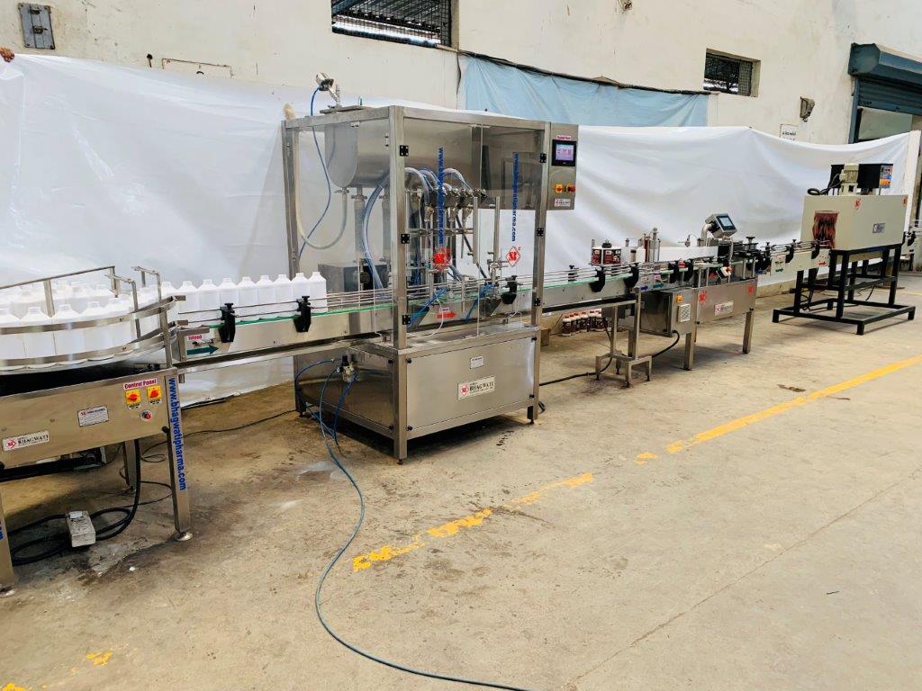 Automatic Chemical Filling Lines by Bhagwati Pharma