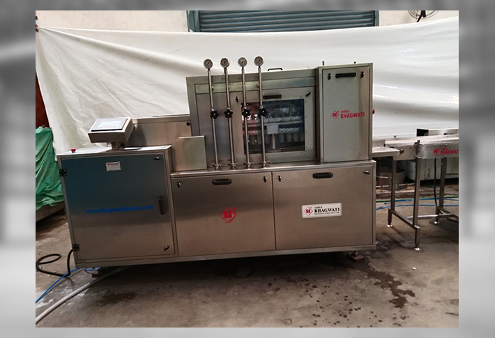 Linear Vial Washing Machine SBLVW-120 / 240 - Shree Bhagwati Machtech