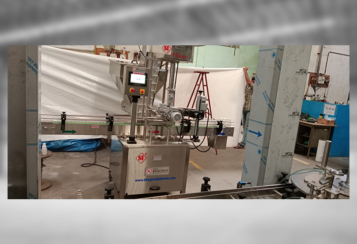 Automatic Measuring/Dosing Cup Placement & Pressing Machine