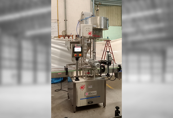 Automatic Measuring/Dosing Cup Placement & Pressing Machine