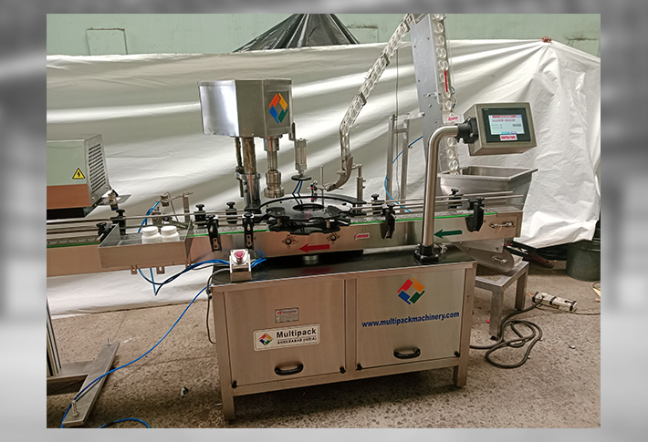 Automatic Single Head Screw Capping Machine