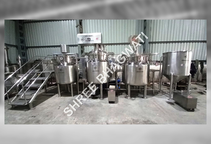 Cream/Gel/Balm/Face Pack Manufacturing Plant & Machine