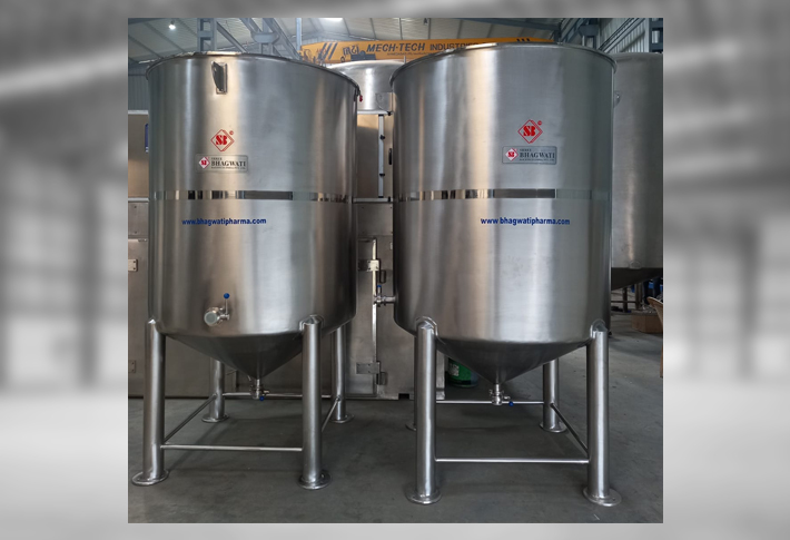 Storage Tanks, Jacketed Vessels - Shree Bhagwati Pharma