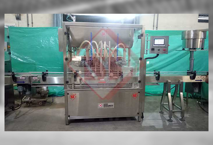 Household Liquid Filling Machine - Servo Volumetric Piston Filler