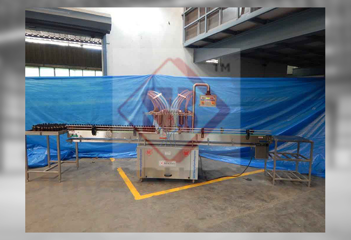 8 Head Volumetric Liquid Filling Machine - Eight Nozzle Liquid Filler