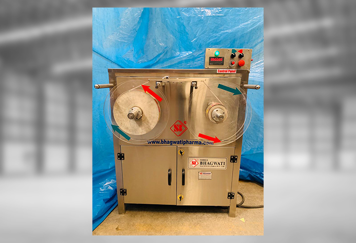 Label Roll Counting and Winding Machine - Shree Bhagwati Machtech