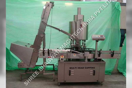 Multi Head Screw Capping Machine - Shree Bhagwati Machtech