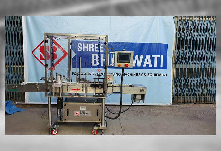 Self Adhesive Vertical Vial Sticker Labelling Machine - Wrap Around ...