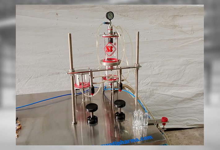 Overflow Pressure Filling Machines - Inline Bottle Pressure Fillers