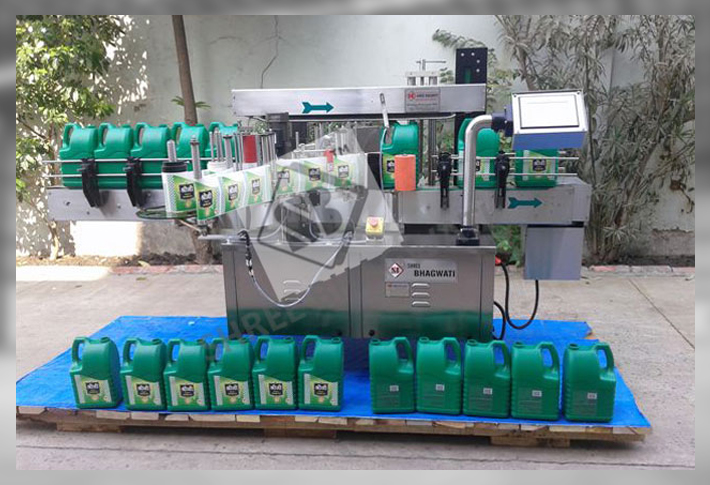 Front and Back Sticker Self Adhesive Labeler Machine