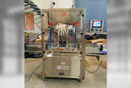 Ghee Filling Machine with 4 Head Servo + PLC Base