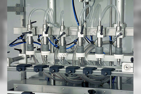 Overflow Pressure Filling Machines - Inline Bottle Pressure Fillers