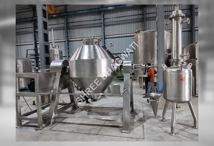 Rotocone Vacuum Dryer(RCVD)-Double Cone Vacuum Dryer Manufacturer