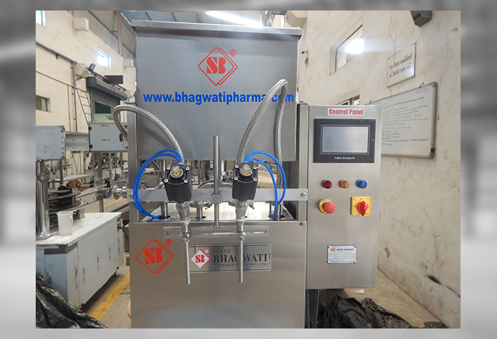 Liquid Filling Machine for Oil, Ghee, Gear Pump, Hair Care Filler