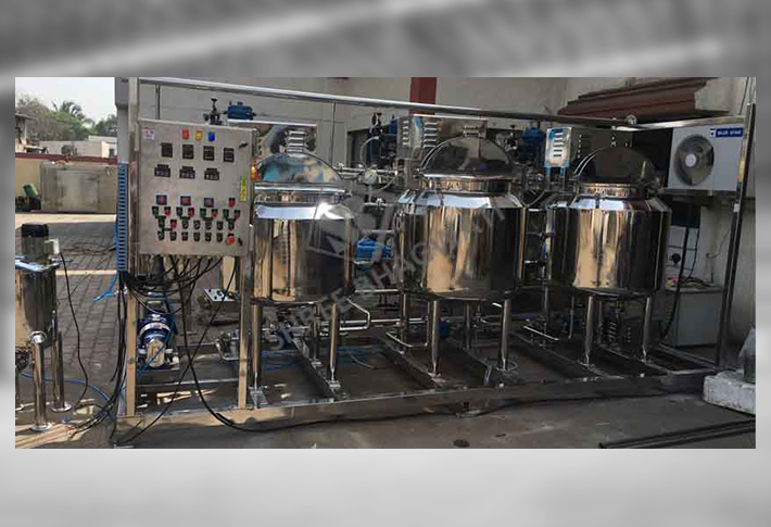 SKID CIP/WIP, SIP System, Clean in Place Cleaning in CIP Processes