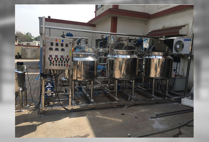 SKID CIP/WIP, SIP System, Clean in Place Cleaning in CIP Processes