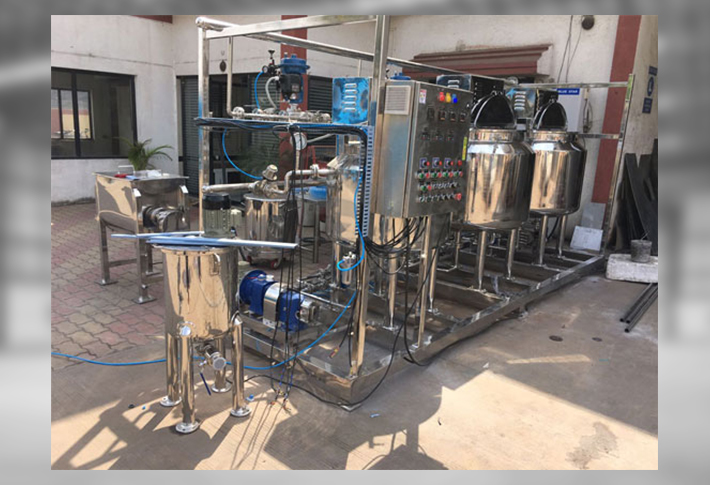 SKID CIP/WIP, SIP System, Clean in Place Cleaning in CIP Processes