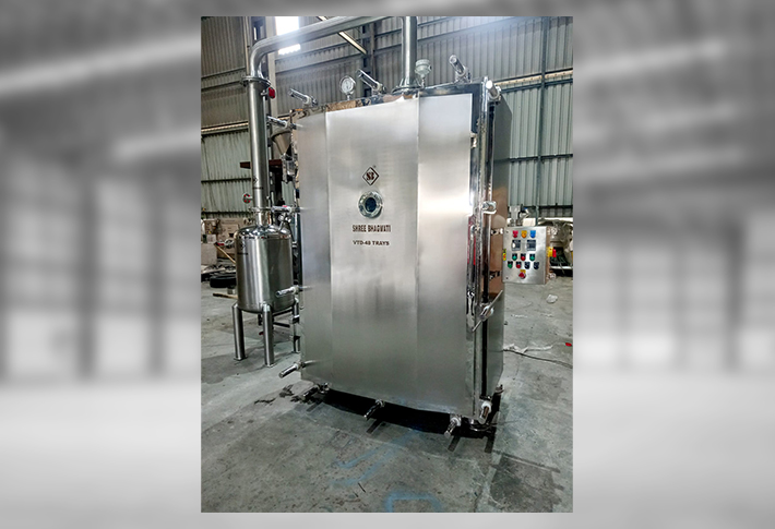 Vacuum Tray Dryer (VTD) with 6, 12, 24, 48 to 96 Trays