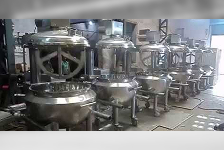 Paste Kettle - Starch Paste Preparation Vessels, Binder Vessel