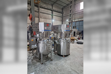 Double Planetary Mixers for Chemical, Cosmetic, Pharmaceutical Industries