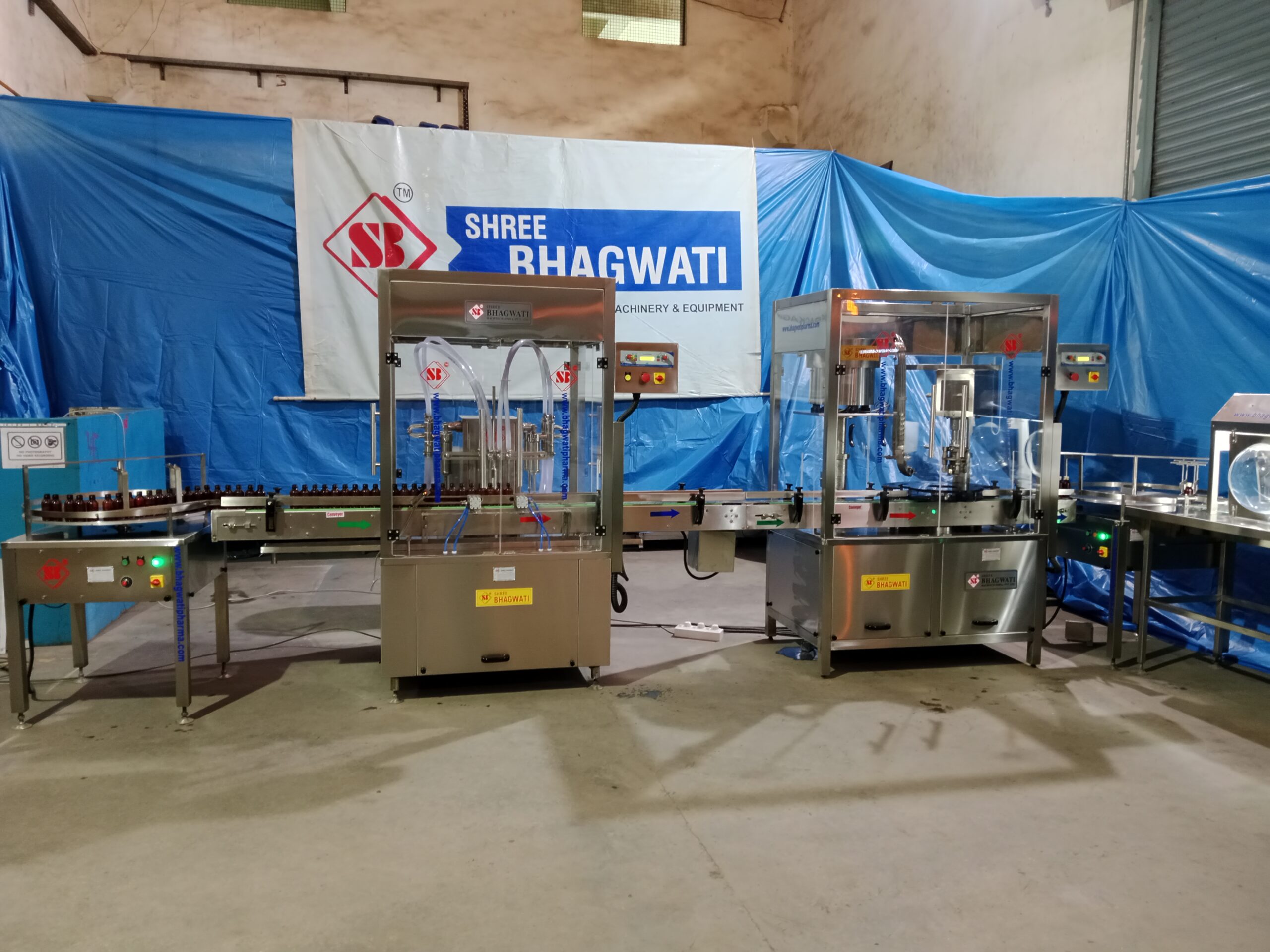 Automatic Liquid Filling Line | High-Precision Linear Filler