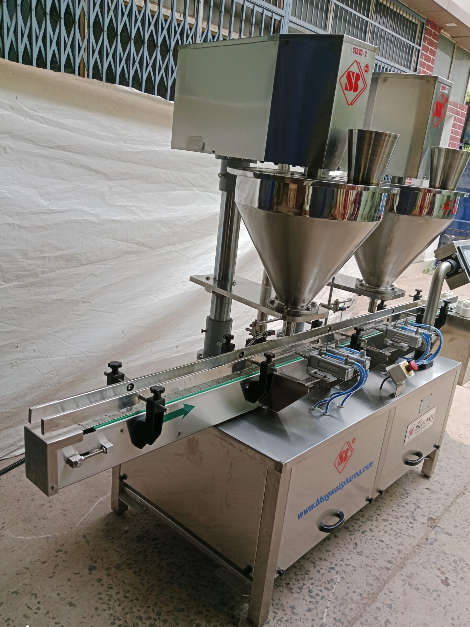 Automatic Auger Type Powder Filling Machine | Servo Precision