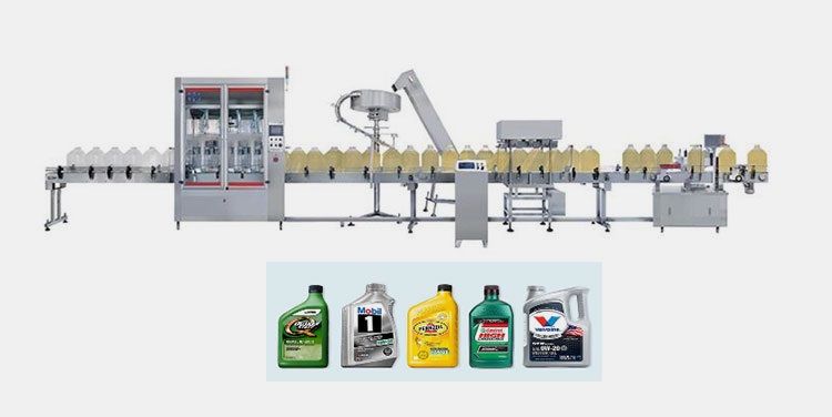Lubricant Oil Packaging Line | Automatic Lube Oil Filling Machine ...