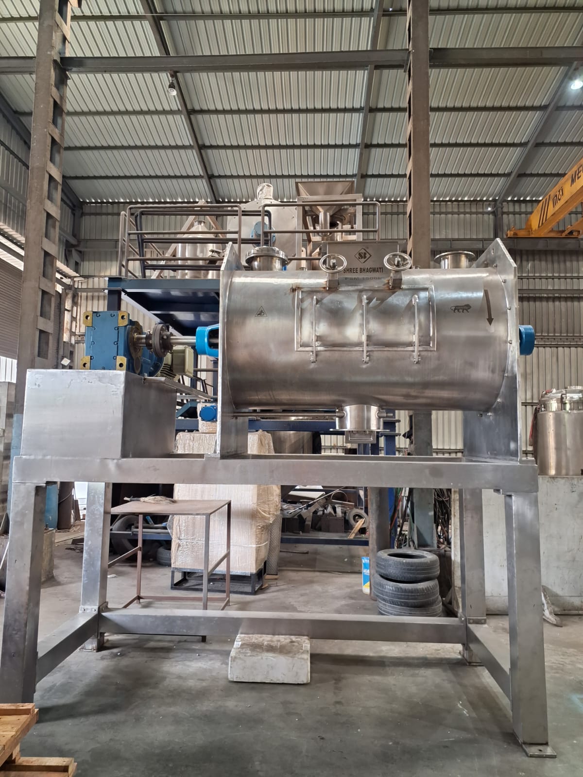 High Precision Ploughshare Mixer with Spray System
